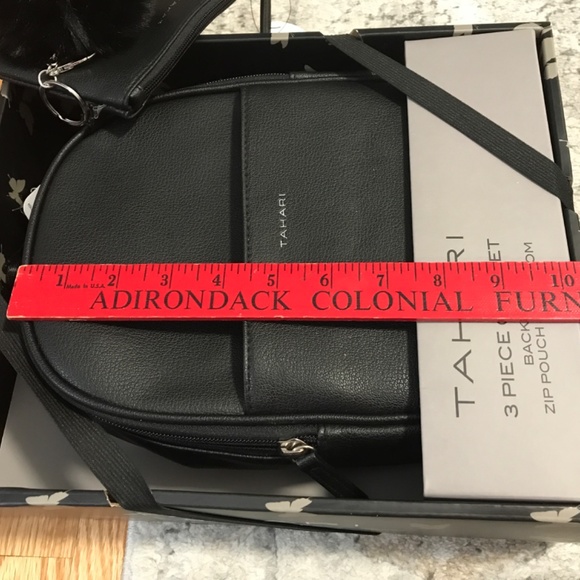 Tahari | Bags | Nwt Tahari 3 Piece Gift Set Vegan Backpack Zip Pouch ...